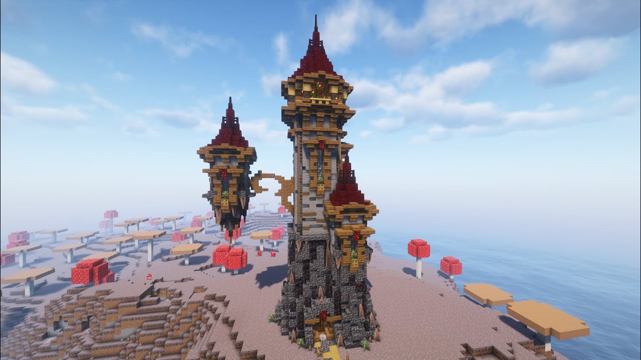 Minecraft: How to Build a Fantasy Wizard Tower | Tutorial - Minecraft ...