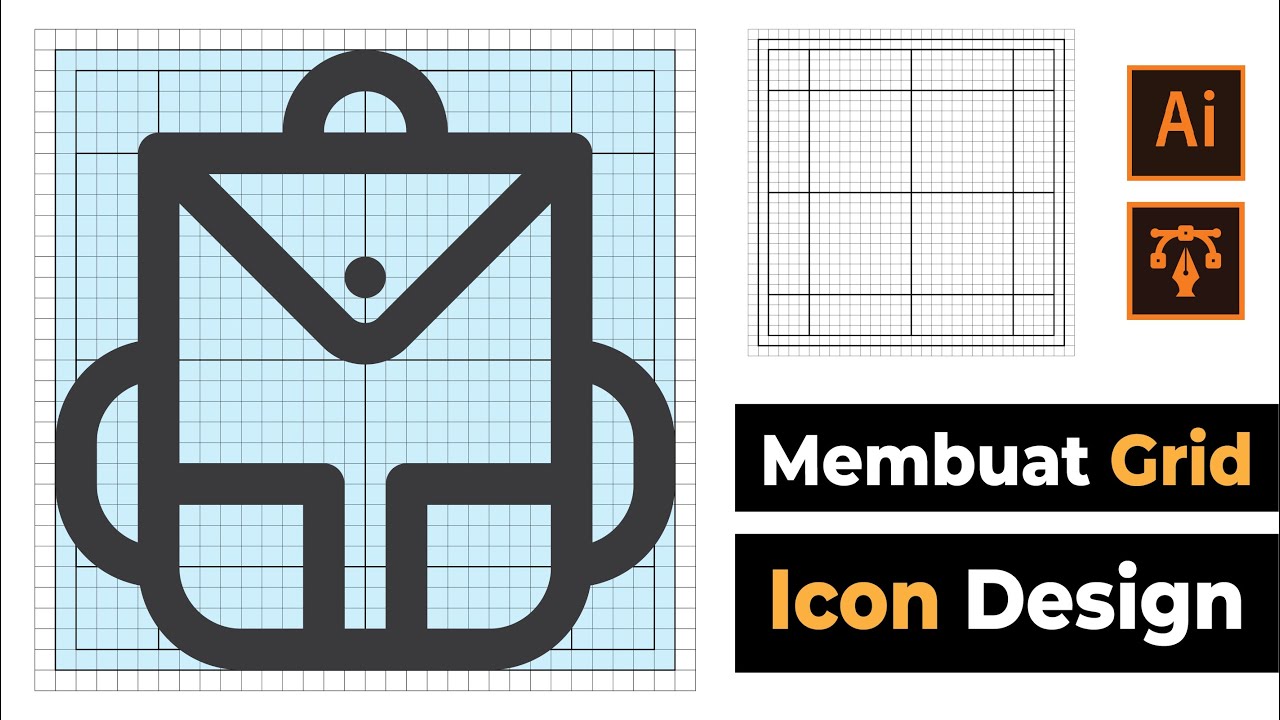 [Tutorial] Langkah-langkah Membuat Grid untuk Desain Icon | Adobe Illustrator CC
