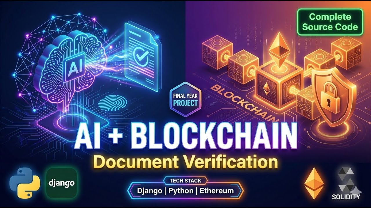 Complete Blockchain Document Verification Project | AI Forgery Detection | Python Final Year Project