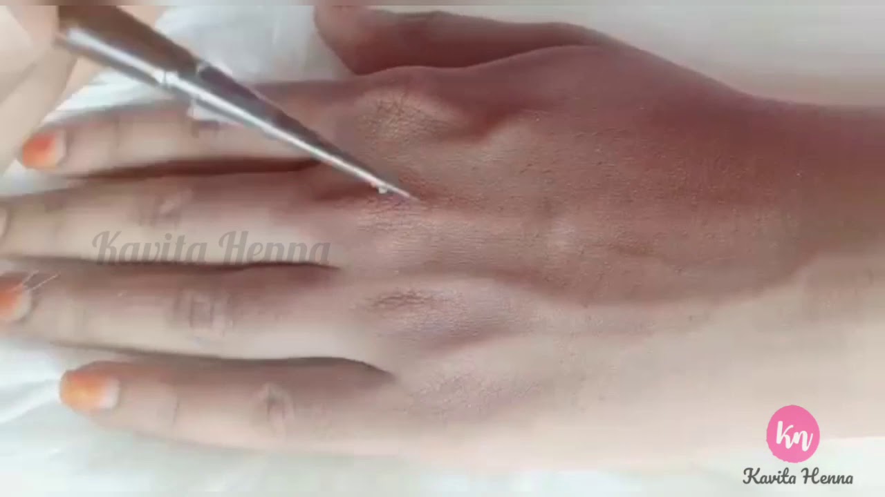 Natural Henna With Easy Design | Malaysia Inai | Inai Pengantin | Majlis Perkahwinan | Mehendi