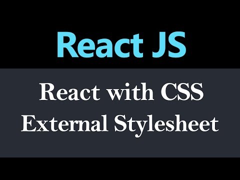 Learn Styling Component External Stylesheet in React JS Hindi - Mind Luster