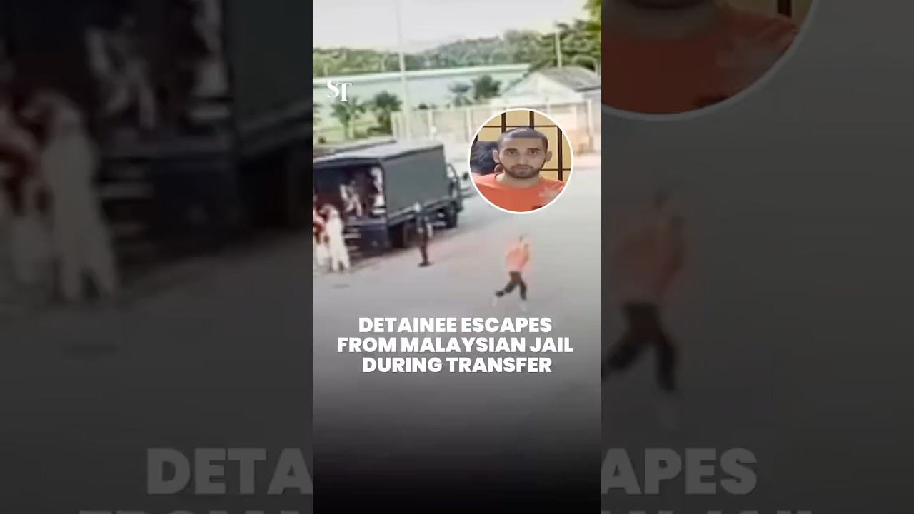 Video of Pakistani detainee escaping from Malaysian jail during transfer goes viral