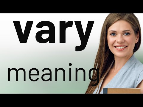 Vary — VARY meaning