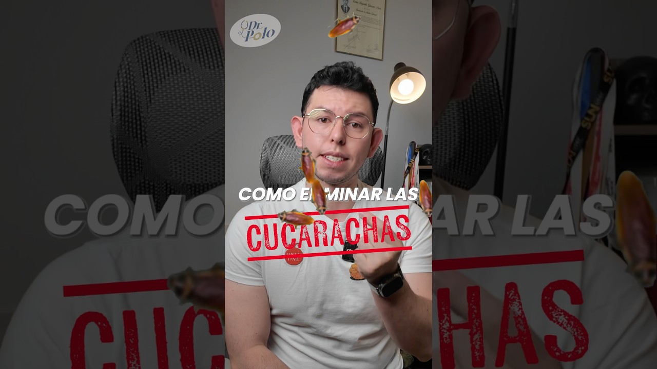 DESHAZTE de las CUCARACHAS! 🚽 más en IG #medicina #sabiasque #curiosidades