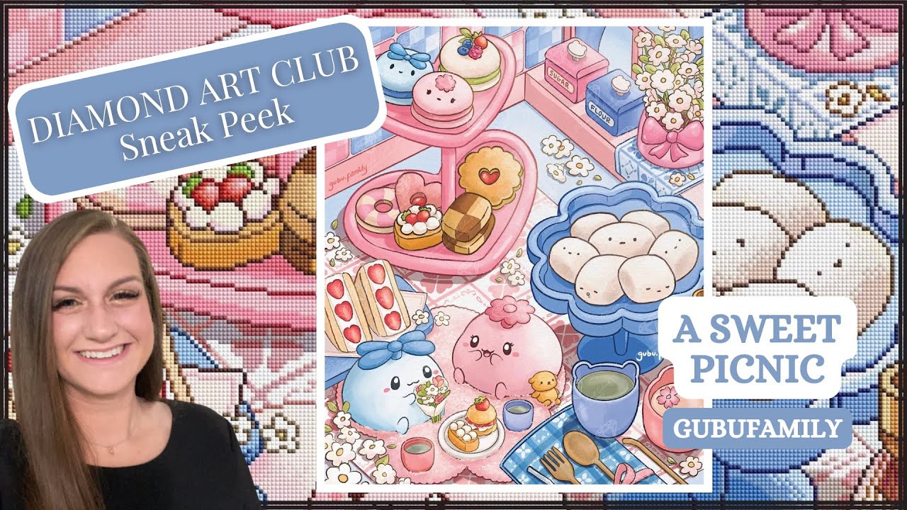 Diamond Art Club Sneak Peek! “A Sweet Picnic” by gubufamily 
