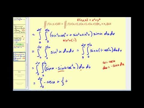 Surface Integrals with Parameterized Surface – Part 2 | Math Help from ...