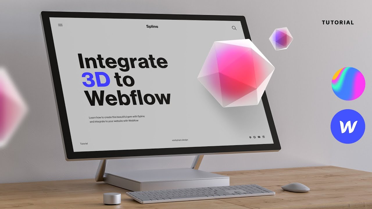 How to make an interactive 3D web hero banner with Spline and Webflow | Tutorial