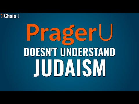 "Judeo-Christian Values" (Or: PragerU Doesn't Understand Judaism) | Chaianalysis