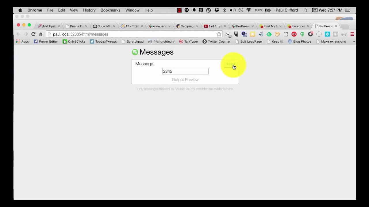 ProPresenter 6 Tutorials: New features part 8 -- Enhanced Messaging