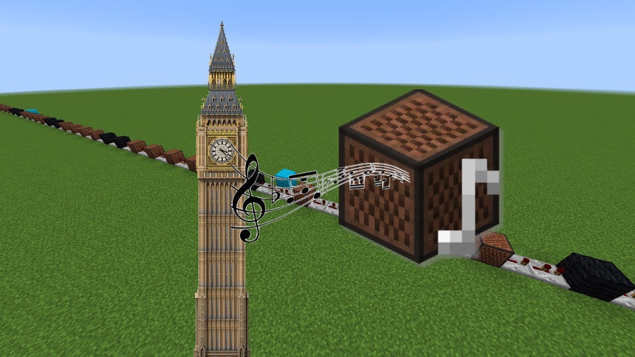 Minecraft: Big Ben Chimes with Note Blocks