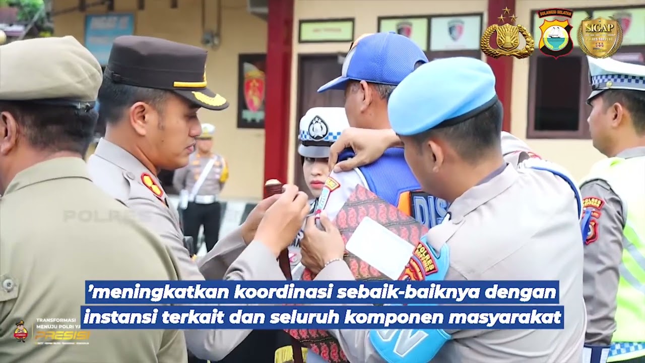 Kapolres Soppeng Pimpin Apel Gelar Pasukan Ops Keselamatan 2023