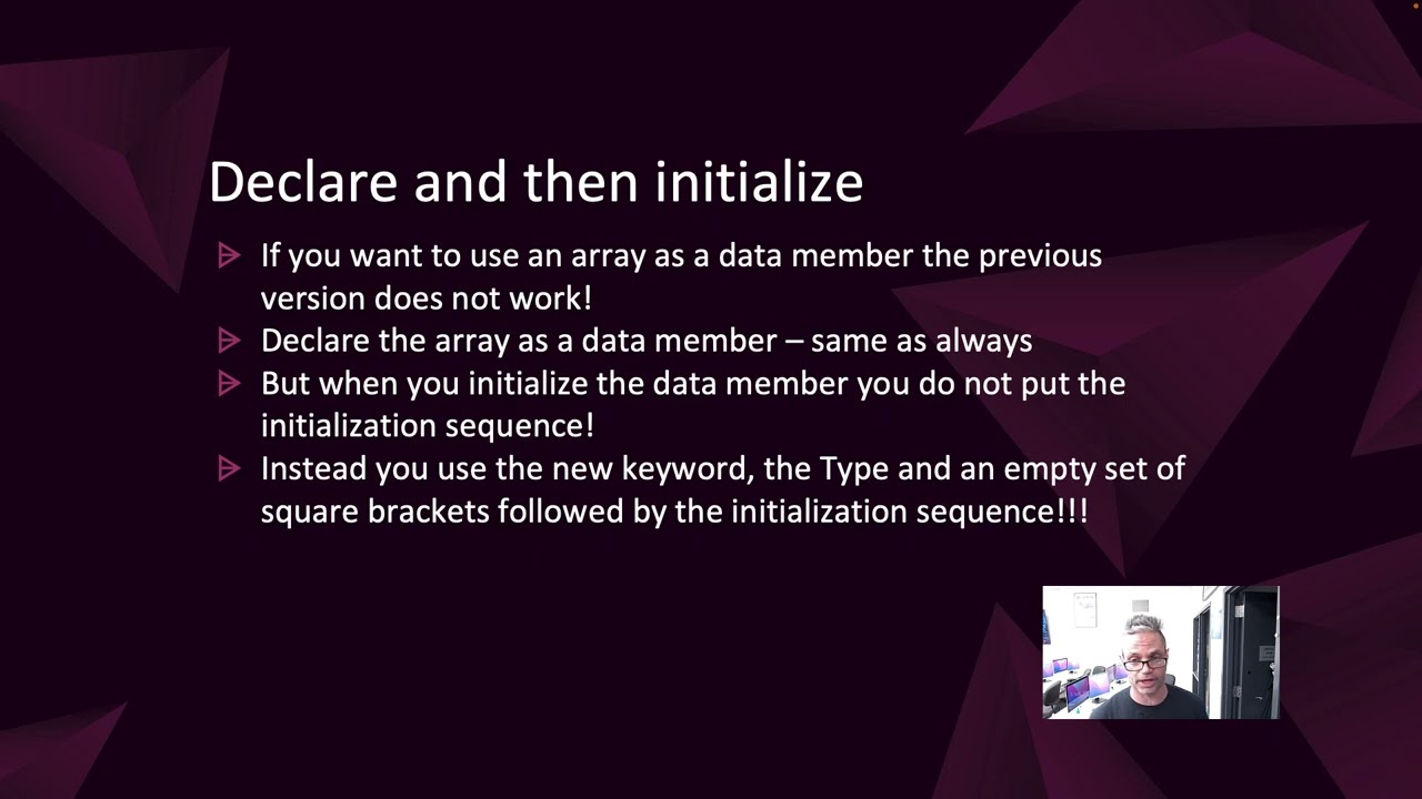 Advanced Array Initialization