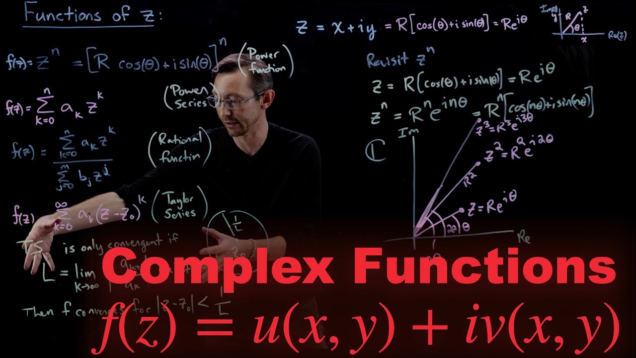 Complex Analysis L03: Functions of a complex variable, f(z)