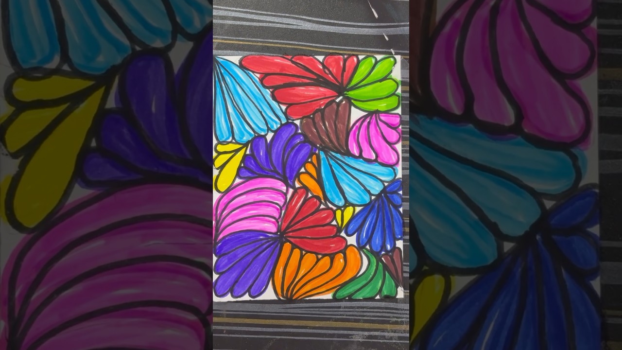 #doodleartistry Step-by-Step Doodle Art Tutorial for Beginners! #DoodleDrawing #EasyArt #LearnToDraw