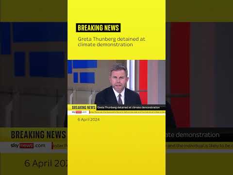 Greta Thunberg detained at climate demonstration