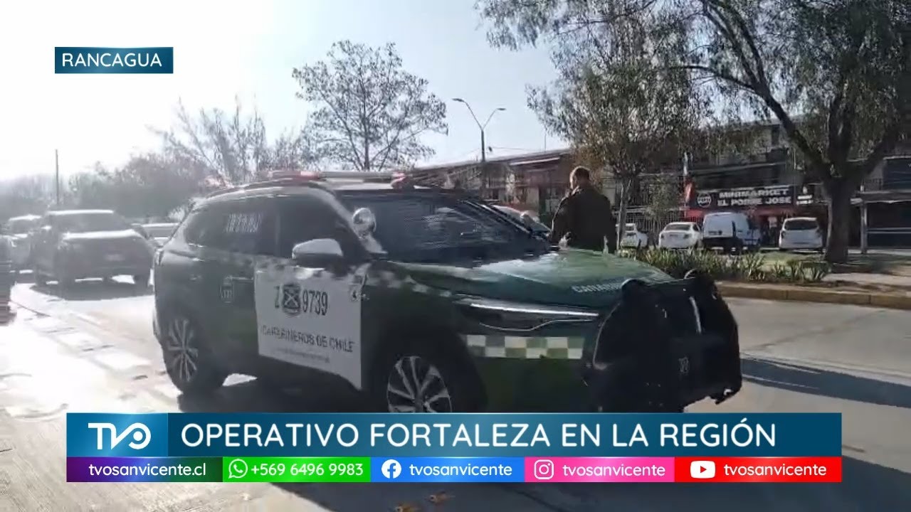 Segundo operativo nacional entre Carabineros y PDI logra más de 250 detenciones en O’Higgins | TVO