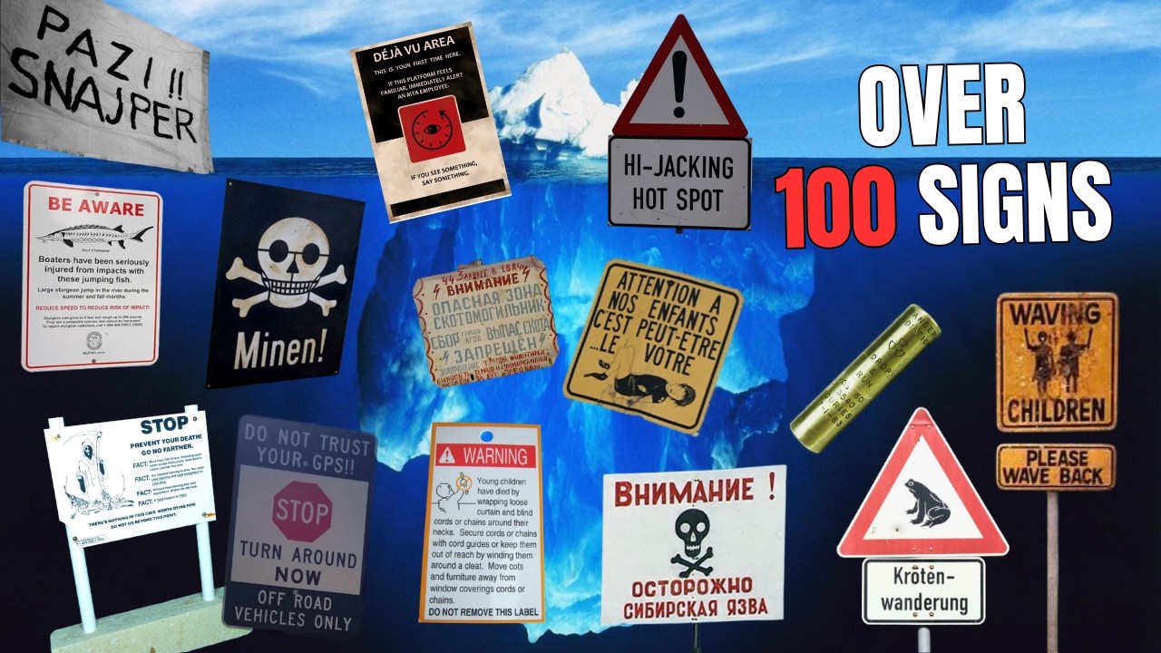 The ULTIMATE Scary Signs Iceberg (Over 100 Signs!)