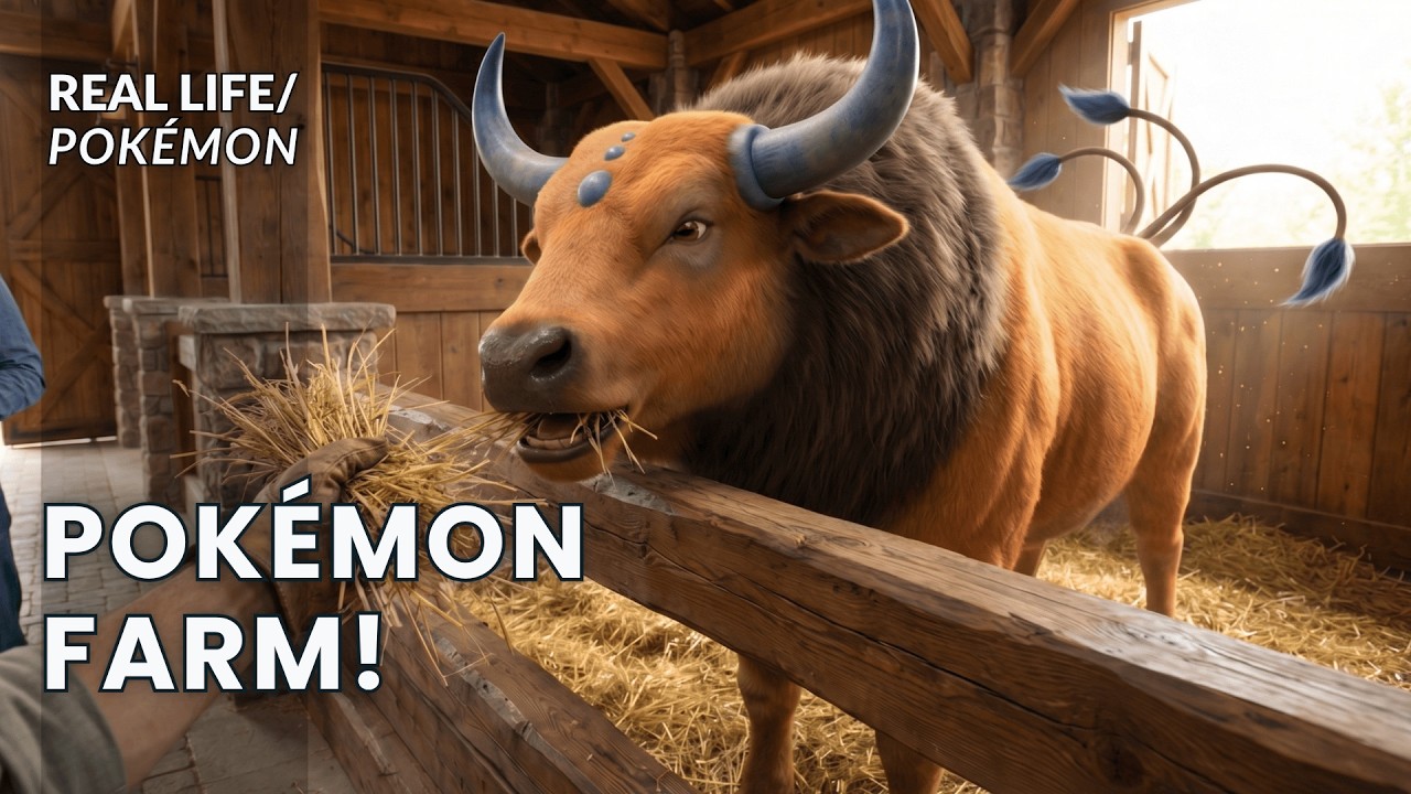 Real Life Pokémon: Visiting a Pokémon Farm (Cinematic POV)