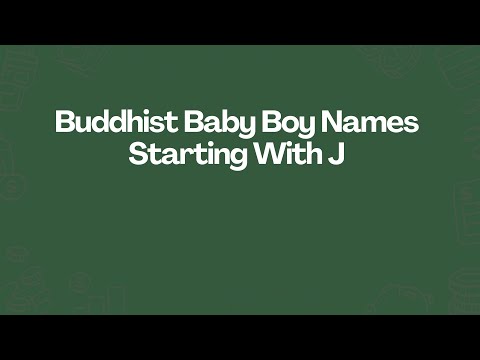 Buddhist Baby Boy Names Starting With J