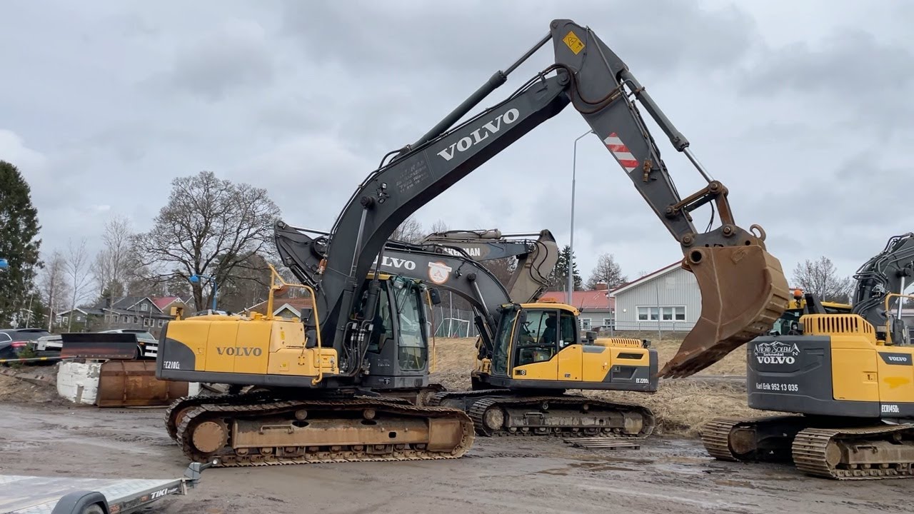 Grävmaskin Volvo EC210CL, Eda, Klaravik auktioner