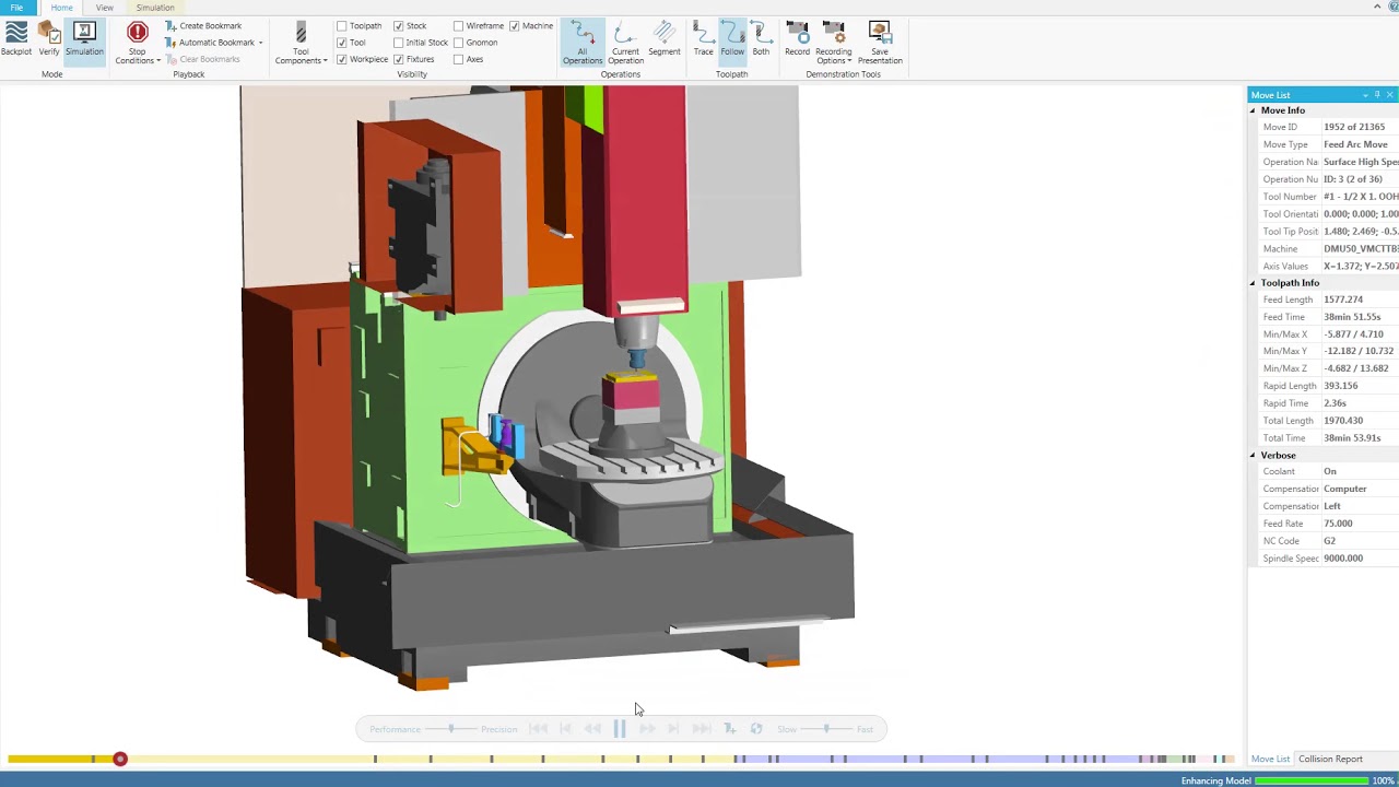 MasterCAM 2018 - 5 axis program