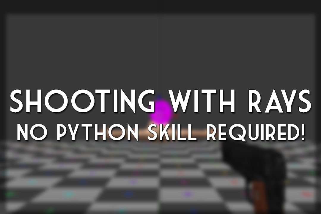 BGE - How to shoot using rays (no python)