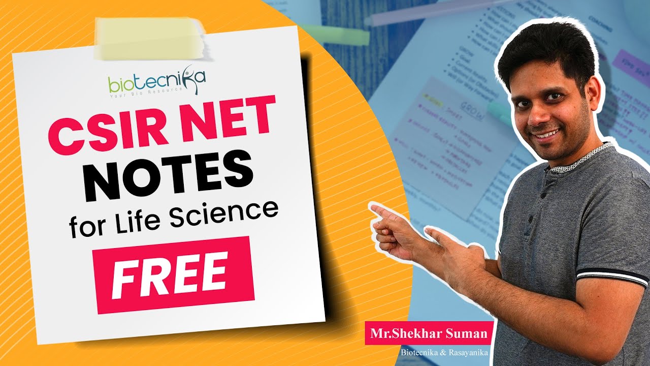 CSIR NET Life Science Notes PDF Available For FREE Download
