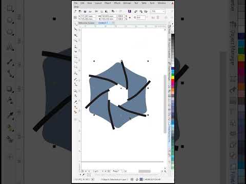 polygon logo design #coreldraw #logo #logodesign #skgraphic #corel #realtutorial #vectors #shorts