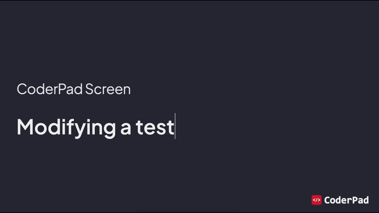 Getting Started with Screen Part 2: Modifying a test