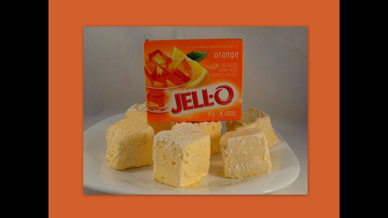 How to Make Marshmallows Using Jell-O Powder- with yoyomax12