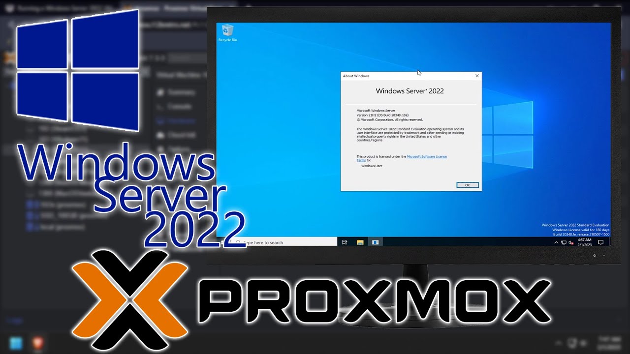 Running a Windows Server 2022 VM in Proxmox VE