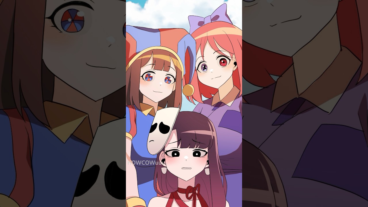 폼니 새 옷 어때? Rate my fits the Amazing Digital Circus meme