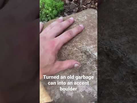 Making fake rocks