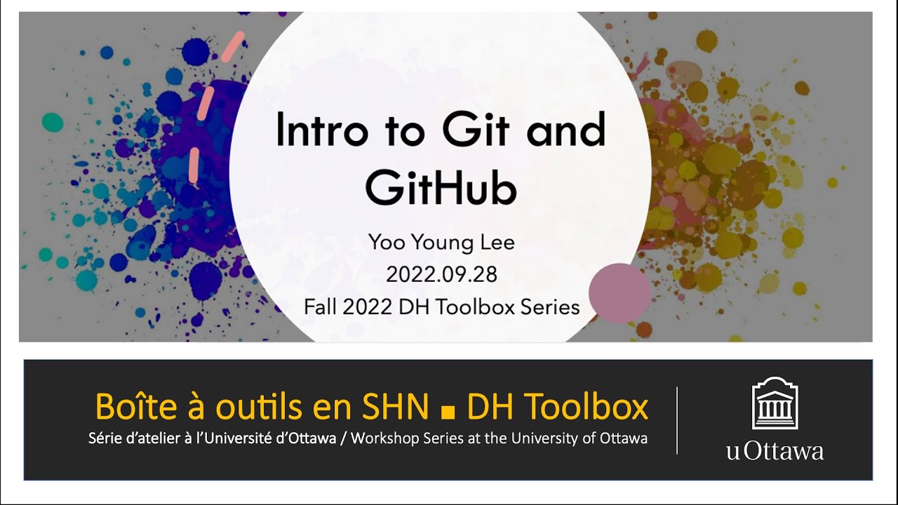 DH Toolbox: Introduction to Git and GitHub
