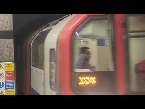 Here is the Central Line Train in St Paul's Sunday 15 June 2025