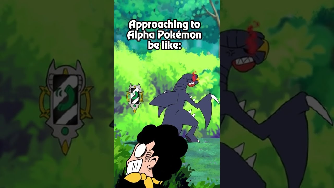Approaching to Alpha Pokémon be like #shorts - LokmanVideo