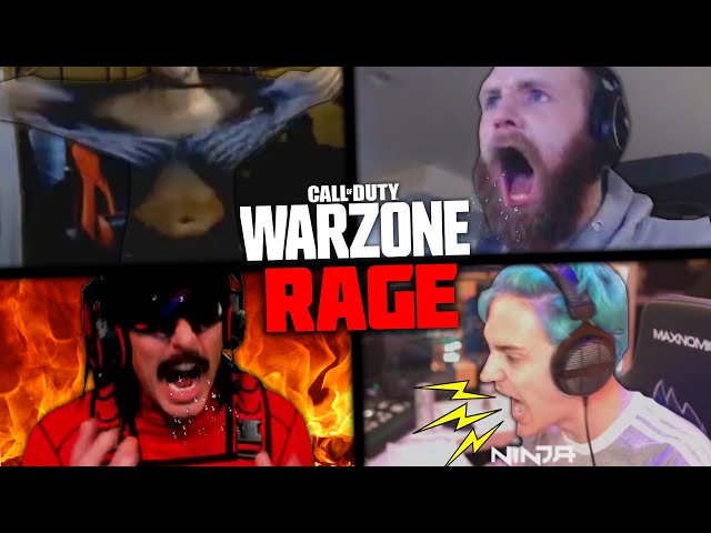 Top 5 times a streamer raged at COD: Warzone
