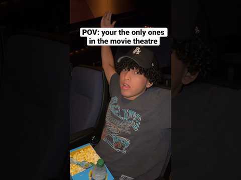 POV: Your Alone in the movie theatre π