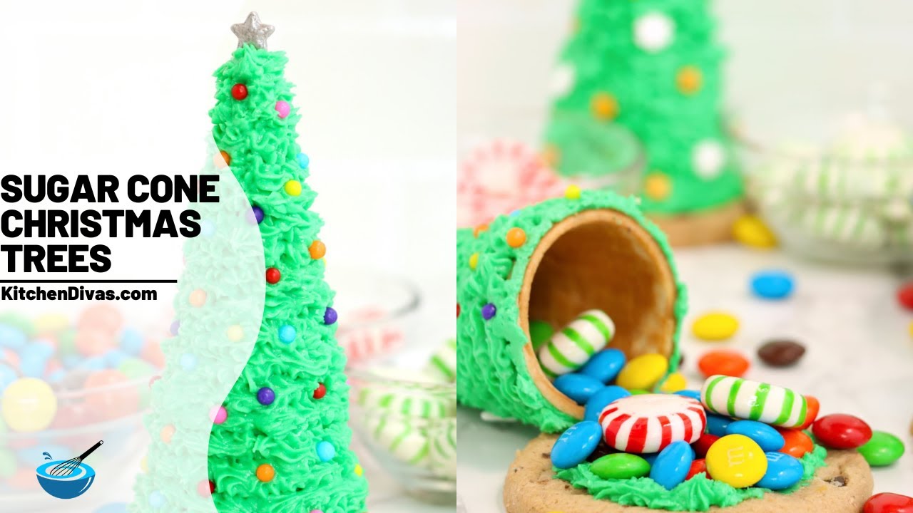 Sugar Cone Christmas Trees