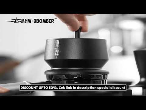 MHW-3BOMBER Dosing Shaker Espresso Dosing Funnel with Stirrer Aluminum Alloy Coffee Dosing