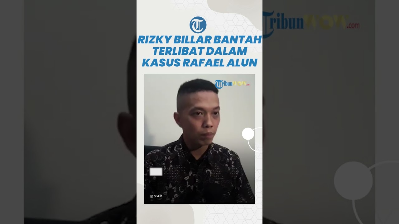 Rizky Billar Bantah Dugaan Sebagai Artis R yang Diduga Terlibat Kasus ...