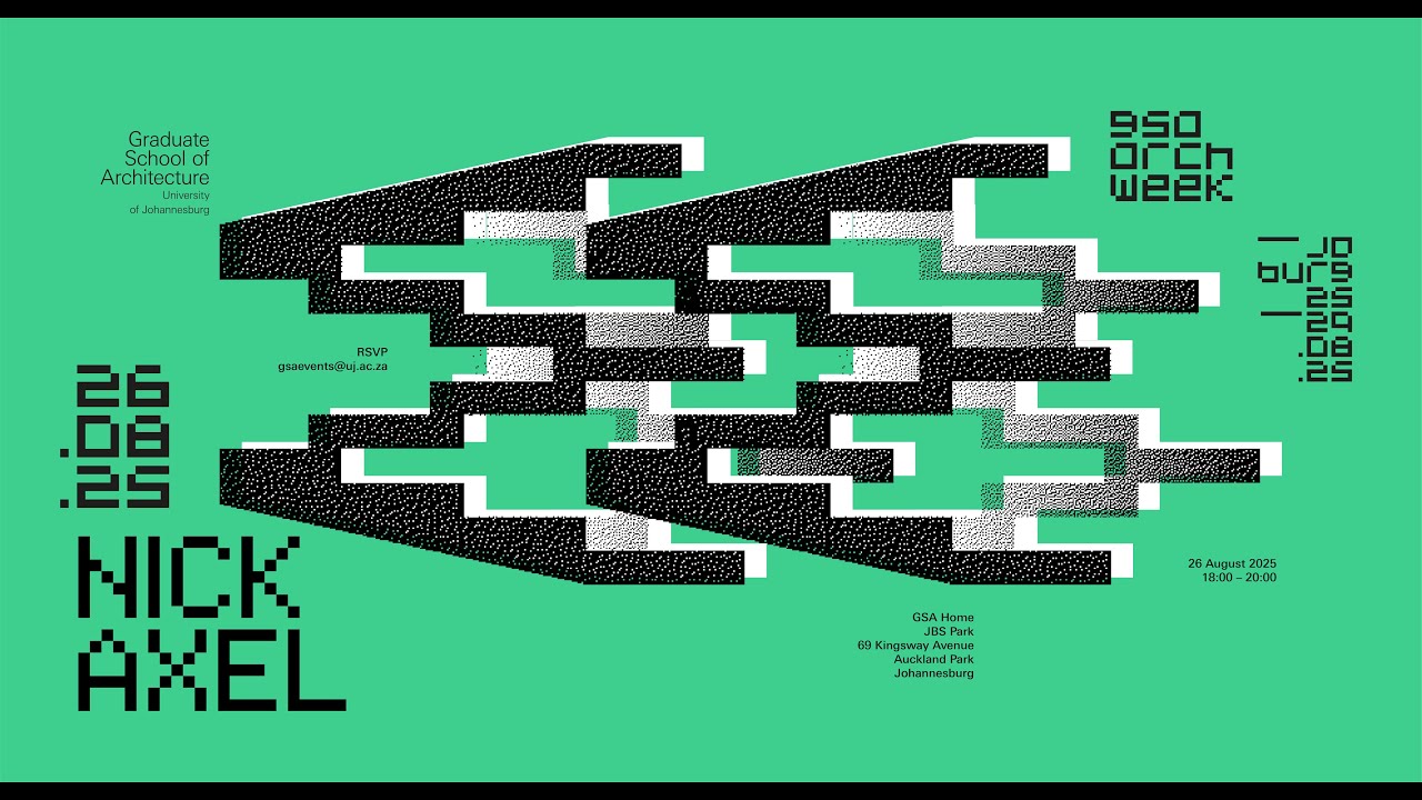 GSA Lecture Series - Nick Axel On e-flux Architecture and Chronograms of Architecture