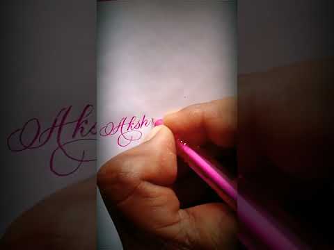 Akshatha ❤️// How to Write Name Beautifully //