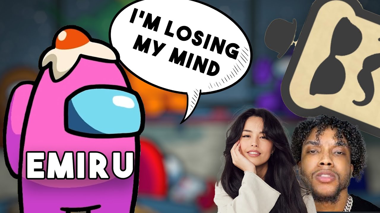 Emiru CRASHES OUT playing Among Us FT. Valkyrae, Toast, YourRage & more