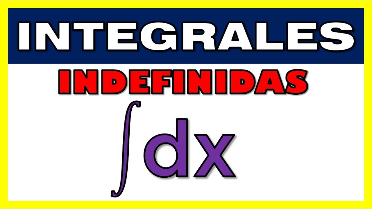INTEGRAL INDEFINIDA | EJERCICIO 1