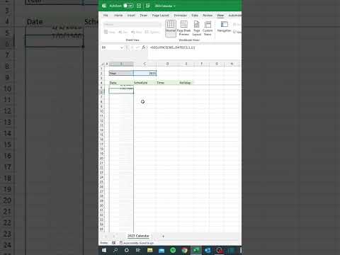 Build a 2023 calendar in seconds! #shorts