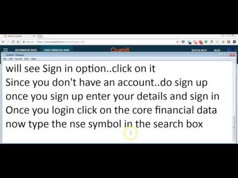 How To Download Historical Data for NSE Stock