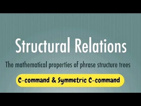 SYNTAX 05 - C-command & Symmetric C-command
