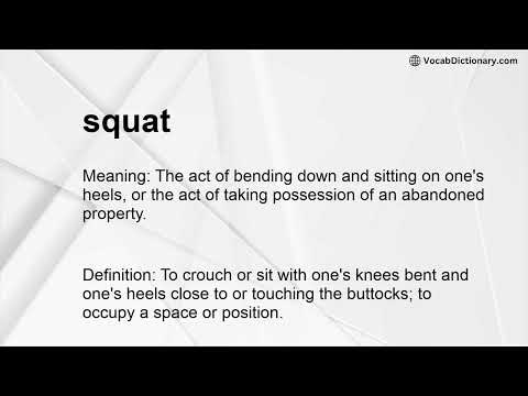 squat Meaning