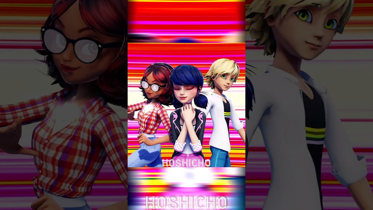 MLB TRIO 🐈‍⬛🐞🦊 Alya x Marinette x Adrien 🖤🩷🧡 #miraculousladybug #mlbs6 #renarouge #catnoir